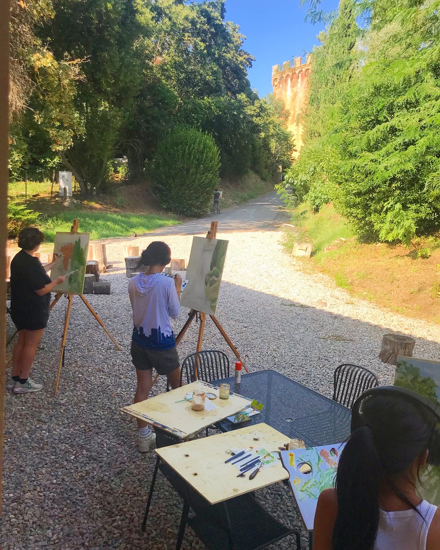 Painting with Brandeis in Siena – Siena Art Institute Blog